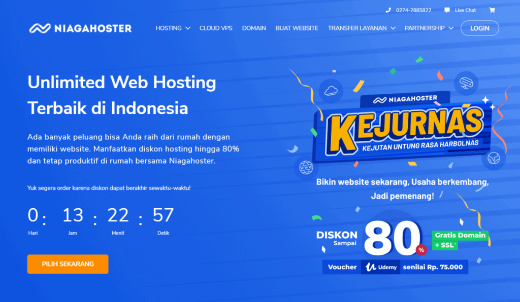 Review Niagahoster: 8 Kelebihan dan 3 Kekurangan Niagahoster