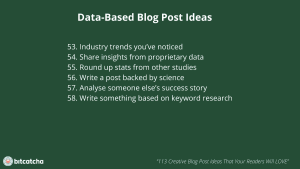 113 Blog Post Ideas That Your Readers Will Love